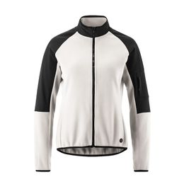 Gonso Damen Radtrikot &raquo;Adventure Jersey Fleece W&laquo; Damen Fahrradtrikot langarm, weiches Fleece-Material, Full-Zip Trikot wei&szlig; 36