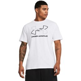 Under Armour Herren T-Shirt &raquo;UA GL FOUNDATION UPDATE SS&laquo; gerade Passform, kurze &Auml;rmel, mit Logodruck, pflegeleicht wei&szlig; S