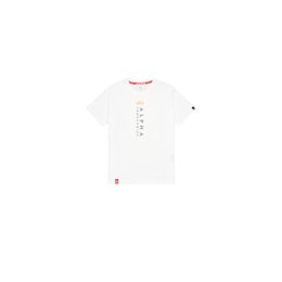 Alpha Industries Herren T-Shirt &raquo;Relaxed Print T-Shirt&laquo; wei&szlig; XL