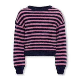 Kids Only M&auml;dchen KIDS Only Rundhalspullover &raquo;KOGNEWPIUMO L/S PULLOVER KNT NOOS&laquo; blau 110/116