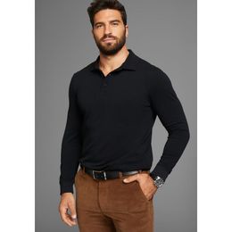MAN'S WORLD Man's World Herren Poloshirt in Pique ́ Qualit&auml;t schwarz L (52/54)