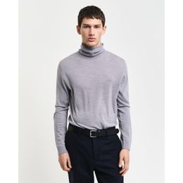 Gant Herren Rollkragenpullover &raquo;EXTRAFINE MERINO WOOL TURTLENECK&laquo; grau M