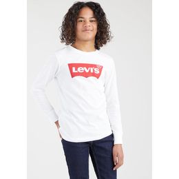 Levi's Kids Jungen Levi's Kids Langarmshirt &raquo;L/S BATWING TEE&laquo; mit Logo Print for BOYS wei&szlig; 4/104