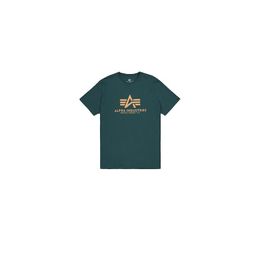 Alpha Industries Herren T-Shirt &raquo;Basic T-Shirt BL&laquo; gr&uuml;n S