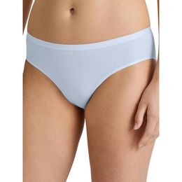 Calida Damen Calida Slip &raquo;Natural Comfort&laquo; Regular Cut, elastisch, weich, Single Jersey Qualit&auml;t, pillingarm blau L (48/50)