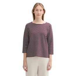 Tom Tailor Damen Tom Tailor Langarmshirt mit Struktur rosa XXL (44)