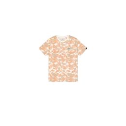 Alpha Industries Herren T-Shirt &raquo;Backprint T-Shirt Camo&laquo; beige S