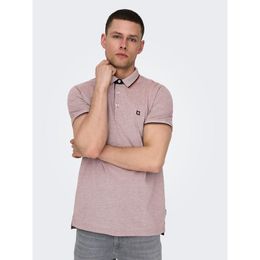 Only & Sons Only & Sons Damen ONLY & SONS Poloshirt &raquo;ONSFLETCHER SLIM SS POLO NOOS&laquo; braun L