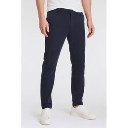 BOSS Orange Herren BOSS Orange Chinohose &raquo;tapered&laquo; mit BOSS Logo hinten blau 38, L&auml;nge 32
