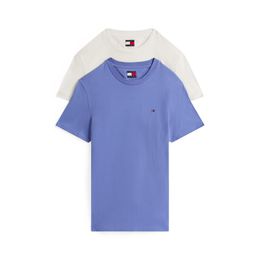 Tommy Jeans Herren Rundhalsshirt &raquo;TJM XSLIM 2PACK JERSEY TEE EXT&laquo; Packung, 2er-Pack, Logostickerei, 2Pack 3XL