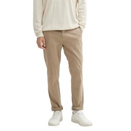 Tom Tailor Herren Tom Tailor Chinohose &raquo;TRAVIS&laquo; mit G&uuml;rtel beige 31, L&auml;nge 32