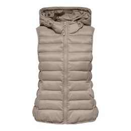Only Damen Only Steppweste &raquo;ONLNEWTAHOE HOOD WAISTCOAT OTW NOOS&laquo; Kunstfaser M