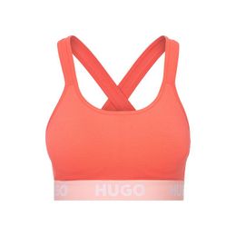 Hugo Underwear Damen HUGO Underwear Bralette-BH &raquo;BRALETTE PADDED SPOR&laquo; mit HUGO Logo auf dem Bund rot S, N-Gr