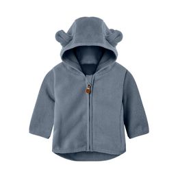 name it Jungen Fleecejacke &raquo;NBNMEEKO JACKET SOLID&laquo; mit Kapuze 86