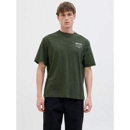 Jack & Jones Jack & Jones Herren Rundhalsshirt &raquo;JJEURBAN EDGE STUDIO TEE SS O-NECK NOOS&laquo; mit Front und Back Print S