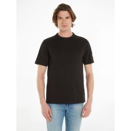 Calvin Klein Jeans Herren T-Shirt &raquo;BADGE REGULAR TEE&laquo; mit Logo-Patch schwarz M