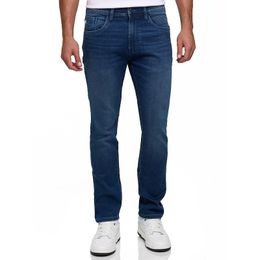 INDICODE Herren Regular-fit-Jeans &raquo;INCoil&laquo; Baumwollmischung, regular fit blau 34, L&auml;nge 32