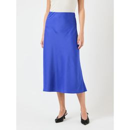 Y.A.S Damen Midirock &raquo;YASPELLA HW MIDI SKIRT S. NOOS&laquo; blau M (38)