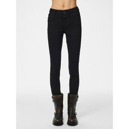 Pieces Damen Pieces Skinny-fit-Jeans &raquo;PCDANA MW SKINNY JEANS BL102 NOOS BC&laquo; schwarz L (40), L&auml;nge 30