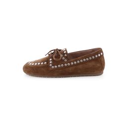 Kennel & Schmenger Kennel & Schmenger Slipper 'Drop' Damen Gr&ouml;&szlig;e 36 cognac / wei&szlig;