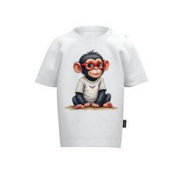 TRIGEMA M&auml;dchen T-Shirt &raquo;TRIGEMA T Shirt mit s&uuml;&szlig;em "Baby Affe Junge" Print&laquo; 1 104