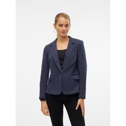 V&eacute;ro Moda Vero Moda Damen Jerseyblazer &raquo;VMJULIA LS BLAZER&laquo; blau 36
