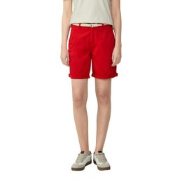 s.Oliver Damen s.Oliver Chinoshorts Sommerhose mit geflochtenem G&uuml;rtel rot 38, N-Gr