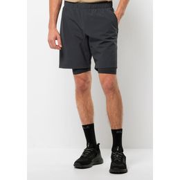 Jack Wolfskin Herren Bikerhose &raquo;BIKE COMMUTE SHORTS M&laquo; grau XXL (58), Normalgr&ouml;&szlig;en