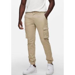 Only & Sons Only & Sons Damen ONLY & SONS Cargohose &raquo;ONSCAM STAGE CARGO CUFF LIFE 6687 NOOS&laquo; grau 31, L&auml;nge 32