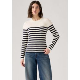 Levi's Levi's Damen Rundhalspullover &raquo;RIB CREW SWEATER&laquo; Geripptes Strickmuster M (38)