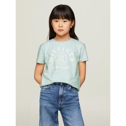 Tommy Hilfiger M&auml;dchen T-Shirt &raquo;HILFIGER VARSITY TEE S/S&laquo; Kinder bis 16 Jahre blau 3 (98)