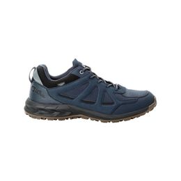 Jack Wolfskin Herren Wanderschuh &raquo;WOODLAND 2 TEXAPORE LOW M&laquo; blau UK10-EU445, Normalschaft