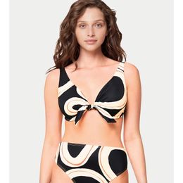 Triumph Damen B&uuml;gel-Bikini-Top &raquo;Summer Allure W&laquo; moderner Druck schwarz 42, Cup B