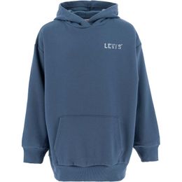 Levi's Kids M&auml;dchen Levi's Kids Hoodie &raquo;LVG LEVIS COLLEGIATE HOODIE&laquo;, mit coolem R&uuml;ckenprint for GIRLS blau 4 (104)