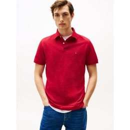 Tommy Hilfiger Herren Poloshirt &raquo;1985 REGULAR POLO&laquo; aus hochwertiger Baumwoll-Piqu&eacute;-Qualit&auml;t rot L
