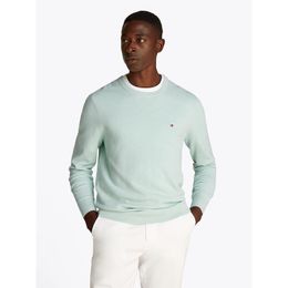 Tommy Hilfiger Herren Rundhalspullover &raquo;ESSENTIAL STRUCTURE CREW NECK mit Struktur und Label&laquo; unifarben, casual, regular fit, Baumwolle, Rundhals M