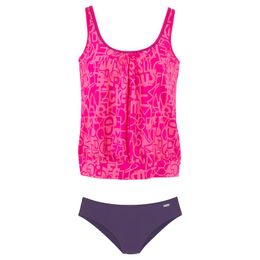 Venice Beach Damen Oversize-Tankini Oversize-Form lila 50, N-Gr