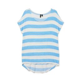 V&eacute;ro Moda Vero Moda Damen Kurzarmshirt &raquo;VMWIDE STRIPE SL TOP GA JRS NOOS&laquo; Viskosemischung XL