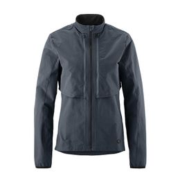 Gonso Damen Fahrradjacke &raquo;LANZADA&laquo; Damen 2-in-1 Jacke, winddichte Radjacke mit R&uuml;ckentasche, Windjacke blau 42