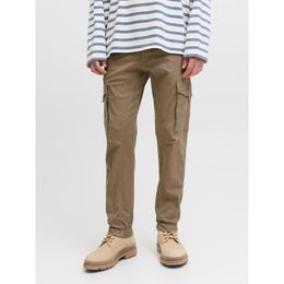 Jack & Jones Jack & Jones Herren Cargohose &raquo;JPSTPAUL JJFLAKE CARGO NOOS&laquo; Baumwollmischung, regular fit beige 28, L&auml;nge 30