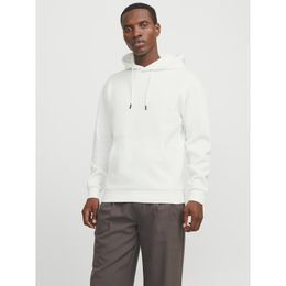 Jack & Jones Jack & Jones Damen Kapuzensweatshirt &raquo;JJEBRADLEY SWEAT HOOD NOOS&laquo;, Materialmix, relaxed fit wei&szlig; L