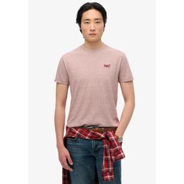 Superdry Herren Rundhalsshirt &raquo;ESSENTIAL LOGO EMB TEE&laquo; rot M