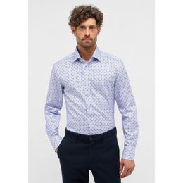 Eterna Herren Langarmhemd &raquo;SLIM FIT&laquo; NON IRON (b&uuml;gelfrei) blau 43, Normalgr&ouml;&szlig;en