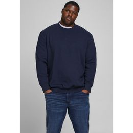 Jack & Jones PlusSize Jack & Jones Plussize Herren Jack & Jones PlusSize Sweatshirt &raquo;BASIC SWEAT CREW NECK&laquo; blau 4XL