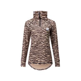 EIVY Funktionsshirt 'Icecold' Damen Gr&ouml;&szlig;e XXL beige / schwarz