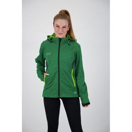 DEPROC Active Damen DEPROC Active Softshelljacke &raquo;Downton Peak WOMEN&laquo; auch in Gro&szlig;en Gr&ouml;&szlig;en erh&auml;ltlich gr&uuml;n 44L