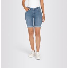MAC Damen MAC Bermudas aus sehr leichter, sommerlicher Qualit&auml;t mit softem Griff blau 34, N-Gr
