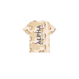 Alpha Industries Herren T-Shirt &raquo;Backprint T-Shirt Camo&laquo; XXL