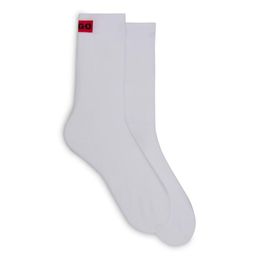 Hugo Underwear Damen HUGO Underwear Businesssocken &raquo;2P RS LABEL CC W&laquo; Packung, 2er, 2 Stk. tlg. mit eingesticktem Markenlabel wei&szlig; 35-38