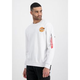 Alpha Industries Herren Sweater &raquo;NASA Davinci Sweatshirt&laquo; wei&szlig; XXL